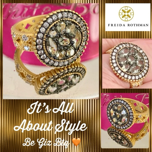Freida Rothman | Jewelry | Freida Rothman Pav Disc Ring | Poshmark
